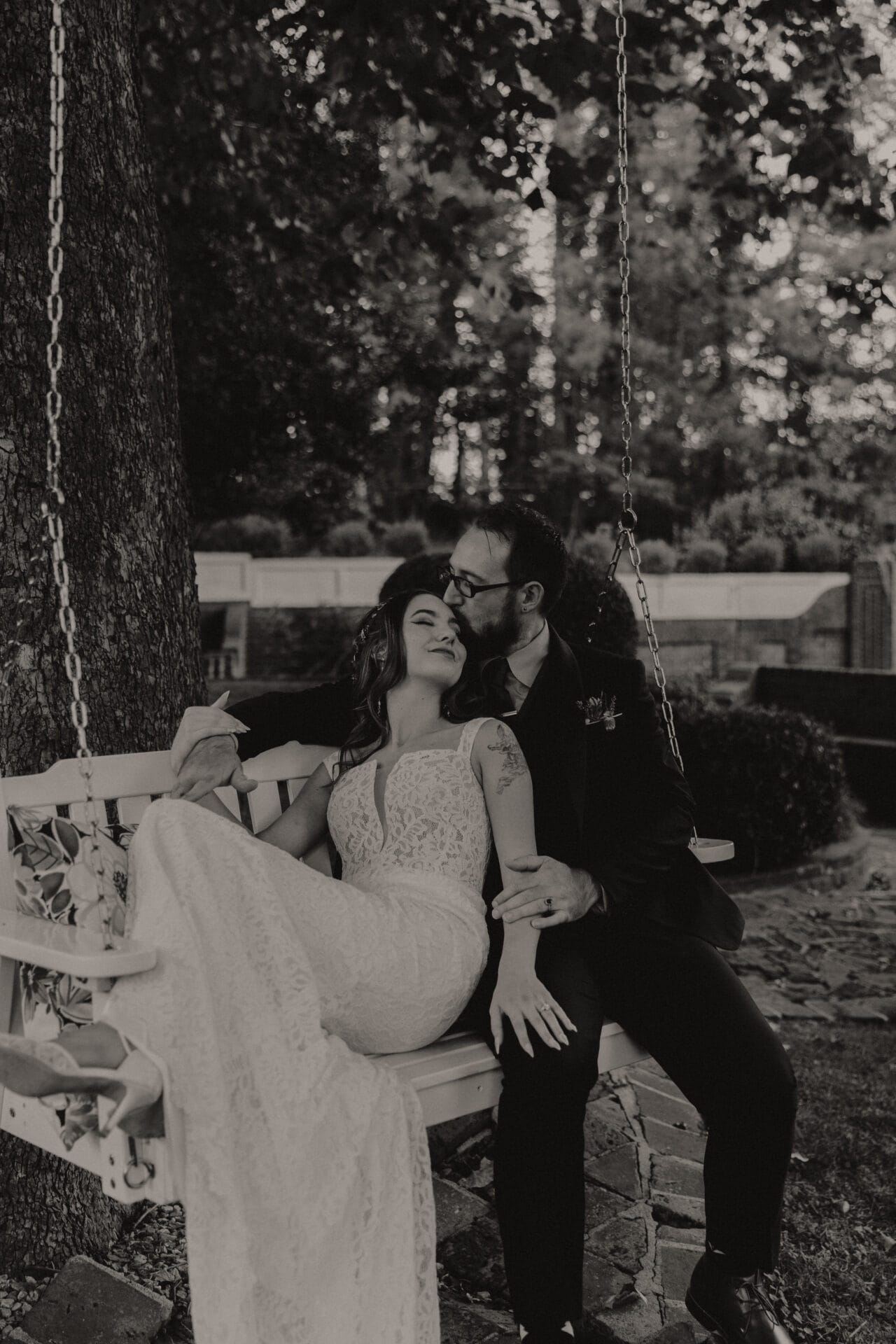 Hailey and Cameron at Mankin Mansion